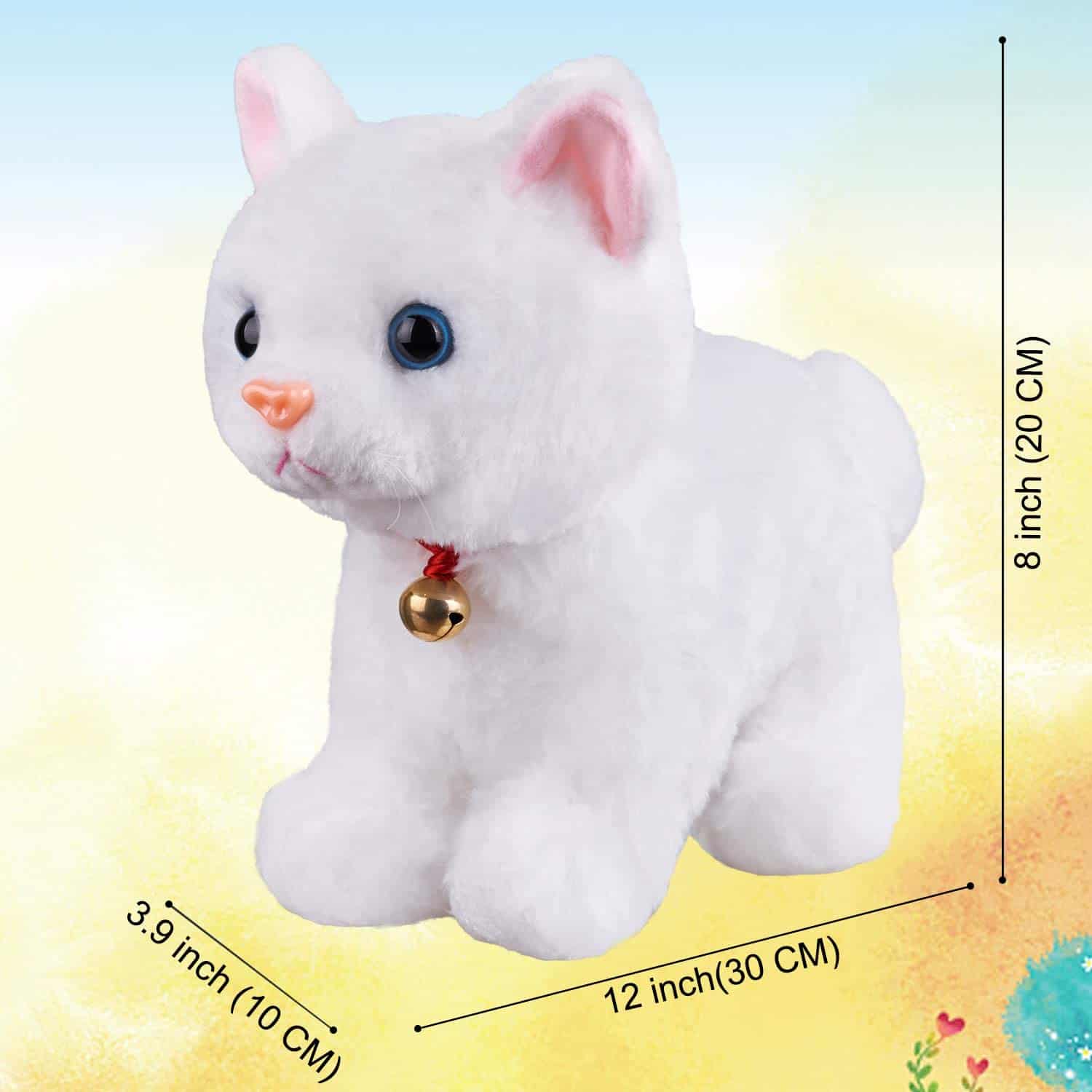 Marsjoy White Plush Interactive Robot Cat Review - Robot Pet Friends