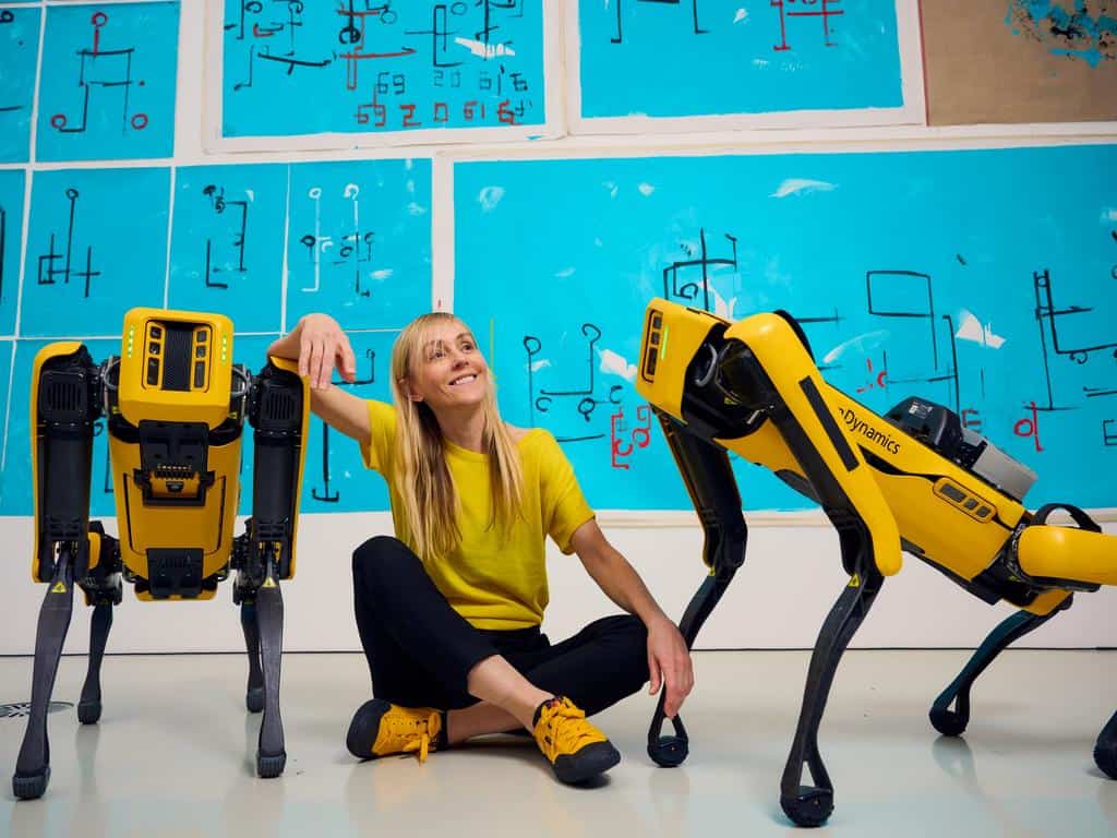 Painter Agnieszka Pilat's Trained Robot Dogs to Join the 2023 NGV ...