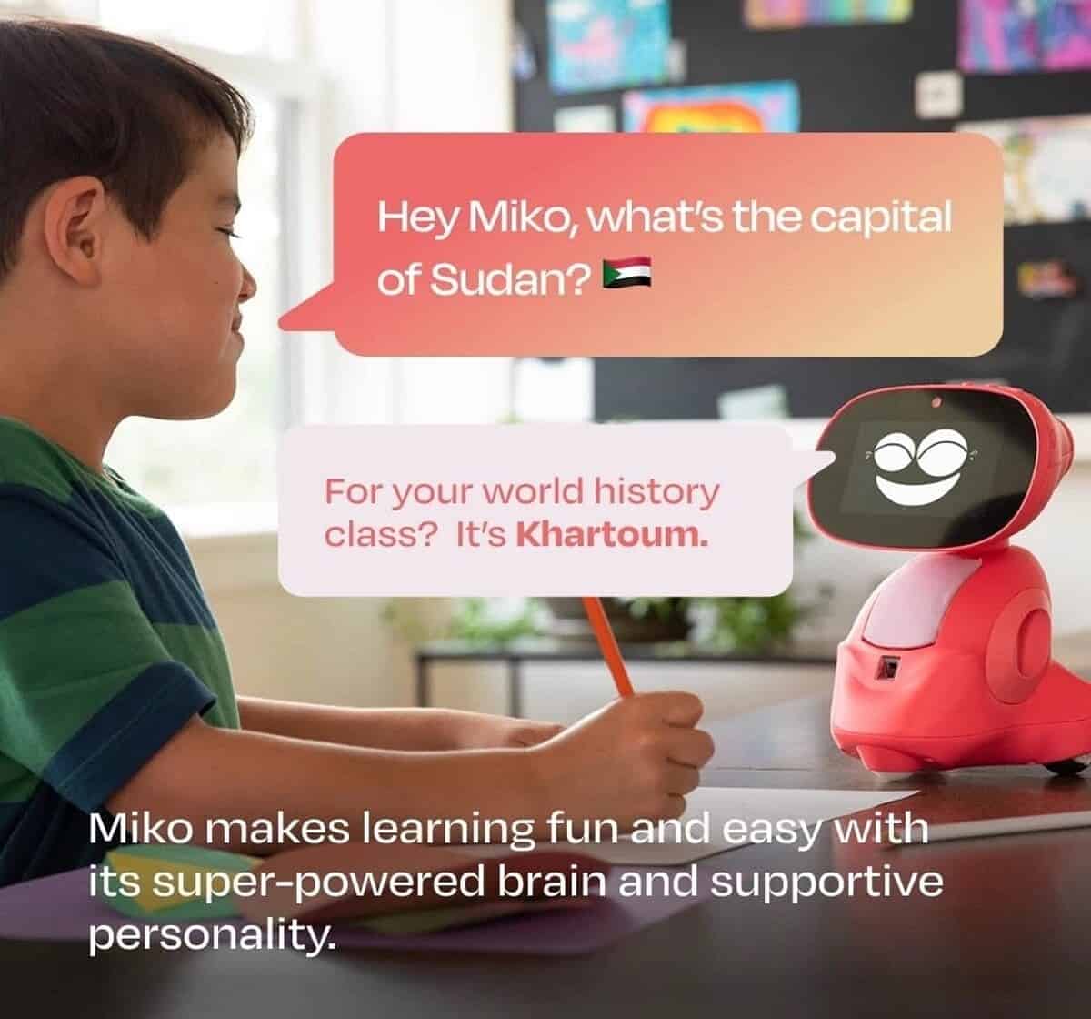 Miko the AI Robot Teaches Kids Through Interactive Education and ...